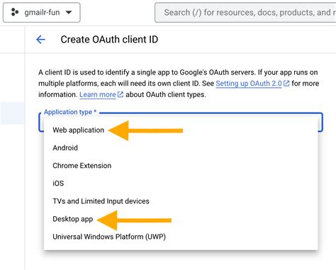 Set Up An Oauth Client Gmailr
