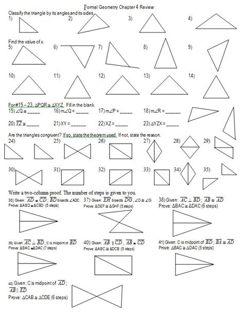 Geometry Files Triangle Congruence Insert Clever Math Pun Here