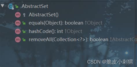 java常用集合之set java set集合 csdn博客