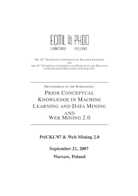 pdf on ontologies as prior conceptual knowledge in inductive logic programming floriana