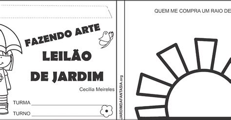 Livrinho Fazendo Arte Leil O De Jardim