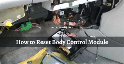 Replacing A Body Control Module