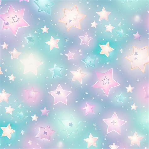 Un fondo colorido con un patrón de estrellas Foto Premium