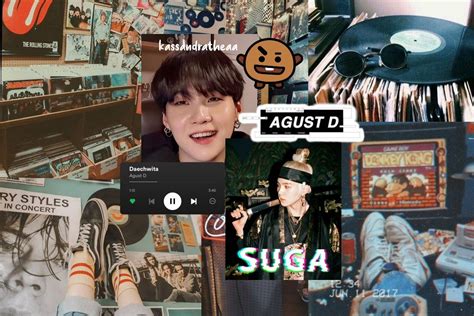 Suga Laptop Aesthetic Wallpapers Wallpaper Cave