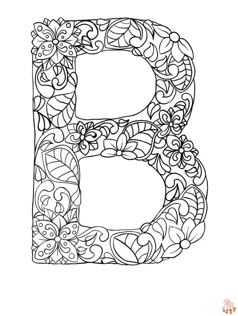 Ausmalbilder Buchstabe B Kreatives Lernen Und Spa F R Kinder