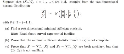 solved suppose that xi yi i 1 … n are i i d samples from