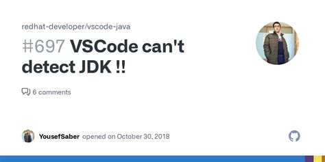 vscode can t detect jdk · issue 697 · redhat developer vscode java · github