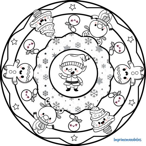Mandala Navidad 07
