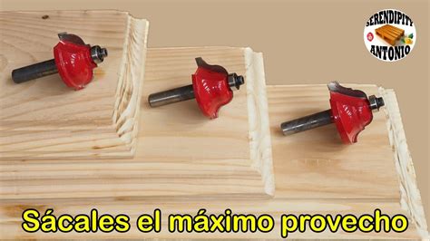 Trucos de carpintería cómo sacar el máximo provecho a las fresas de
