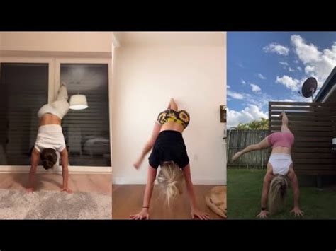 Handstand Challenge Tik Tok Compilation Youtube