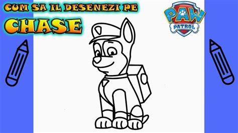 Patrula Catelusilor Cum Sa Il Desenezi Pe Chase Deseneaza Singur