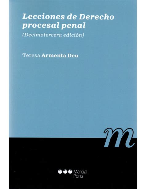 LECCIONES DE DERECHO PROCESAL PENAL