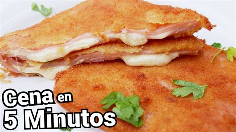 La CENA MÁS BARATA en 5 MINUTOS San Jacobos CASEROS con 4