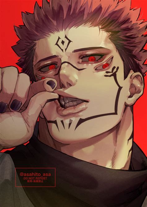 Ryoumen Sukuna Jujutsu Kaisen Drawn By Asahito Asa Danbooru