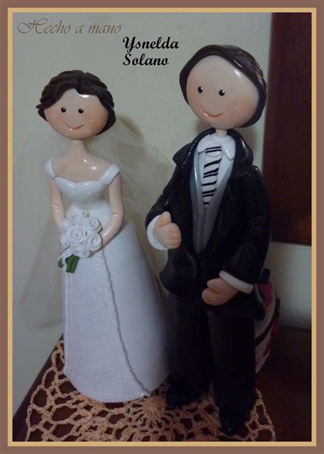 Novios En Porcelana Fr A Masa Flexible Ysnelda Solano Hecho A Mano