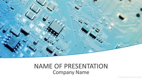 Powerpoint Template Free Electronics