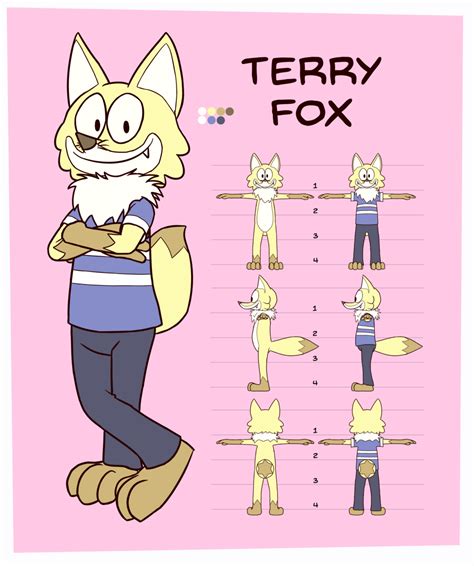 Terry Fox Reference Sheet Character Sheet Weasyl