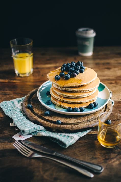 Lau à la menthe Pancakes à la banane et flocons d avoine Sain et bon