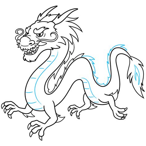 How To Draw A Chinese Dragon Really Easy Drawing Tutorial