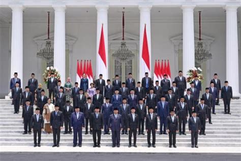 Daftar Nama Kementerian Kabinet Merah Putih Prabowo Gibran