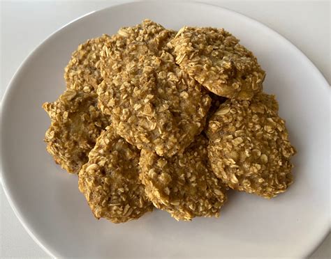 Galletas de avena y plátano