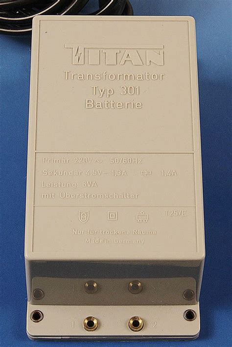 Titan Trafo Typ Vac Vdc Q Kaufen Auf Ricardo