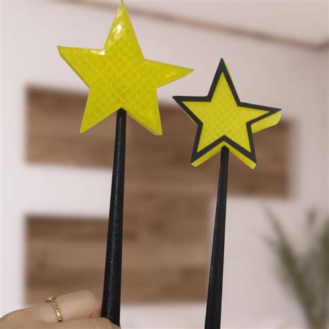 Varita de Cosmo y Wanda de Los Padrinos Mágicos imprimible en 3D