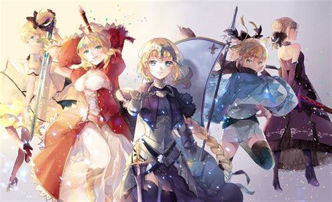 Anime Anime Girls Saber Fate Series Saber Extra Saber Lily Saber Alter Ruler Fate Grand Order