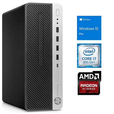 HP EliteDesk 800 G4 Desktop Intel Core I7 8700 Upto 4 6GHz 8GB RAM