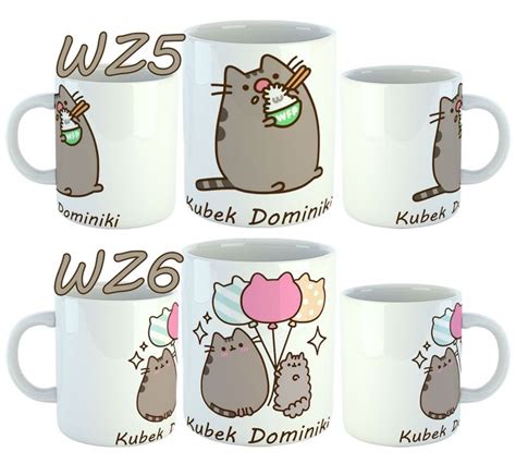 ZESTAW KOSZULKA KUBEK PUSHEEN CAT DZIEŃ DZIECKA Y5 ERLI pl