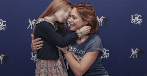 Exclusif Nathalie Péchalat et sa fille Jeanne Première du spectacle