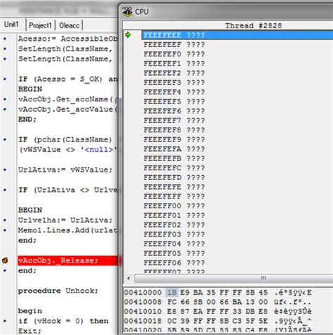 Delphi IAccessible Get Active With Access Violation Stack Overflow