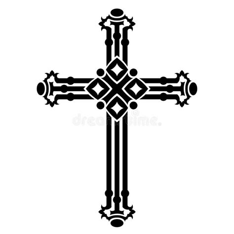 Cruz religiosa Vector ilustración del vector Ilustración de divino