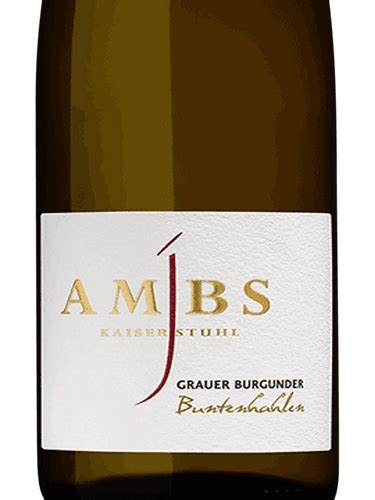 Josef Ambs Buntenhahlen Grauer Burgunder Vivino Us