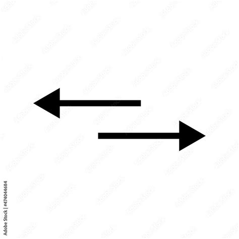 Icono De Doble Flecha Icono De Flecha De Invertir Sentido Flecha