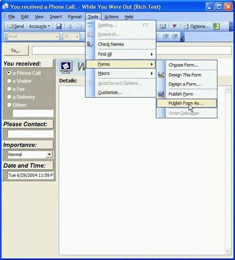 How To Publish Custom Forms In Microsoft Outlook Outlook Tips