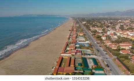 Aerial Panoramic View Forte Dei Marmi Stock Photo Shutterstock