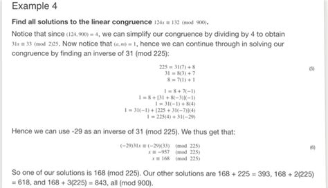 solved example 4 find all solutions to the linear congruence