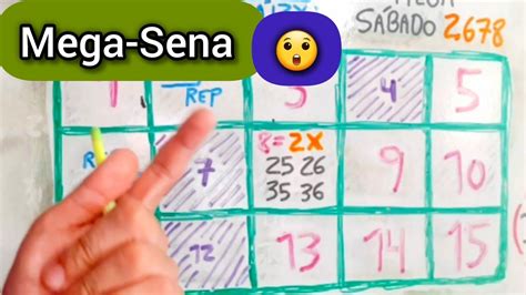 Mega Sena 2678 Veja Este SUPER Estudo YouTube