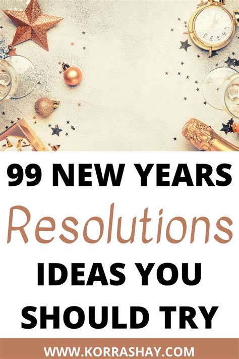 99 New Years Resolutions Ideas You Should Try Good New Year S