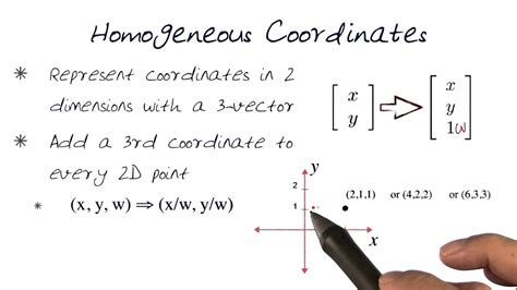 homogeneous coordinates youtube