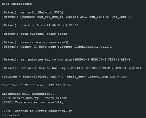 Mqtt Set Up Mqtt Client To Communicate With Broker Realtek Iotwi Fi Mcu Solutions