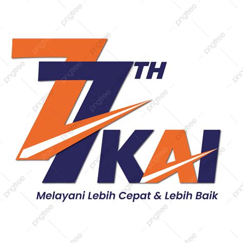 Logo Resmi Hari Kereta Api Nasional Ke 77 2022 Png Vektor Logo Pt Kai