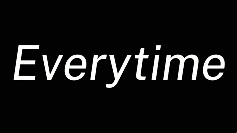 Ariana Grande Everytime Lyrics Youtube