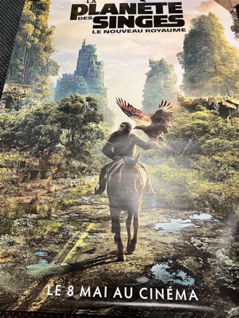LA PLANÈTE DES Singes Le Nouveau Royaume 2024 Affiche cinéma