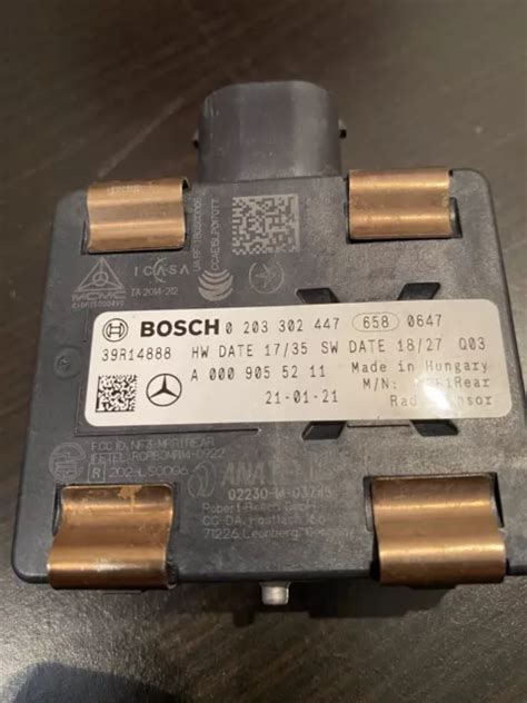 ORIGINAL MERCEDES BENZ RADARSENSOR Distronic Radar Sensor A0009055211