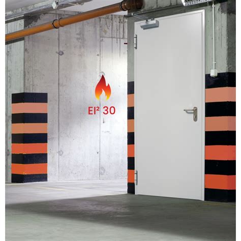 Porte Coupe Feu 30mn 1 Vantail En Stock Pose Tunnel