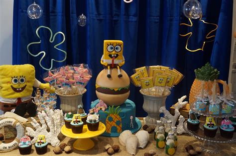 Festa Bob Esponja 60 inspirações e fotos de decoração
