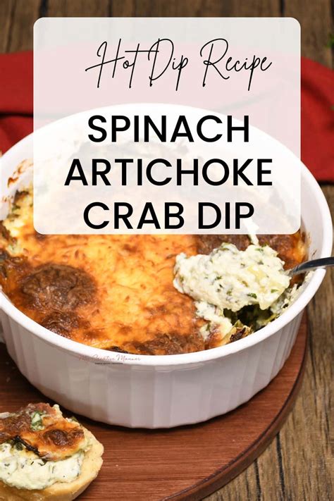 Crab Spinach Artichoke Dip Recipe
