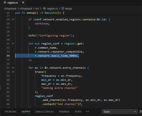 How To Set Dwelltime For As X In Chirpstack V Setup And